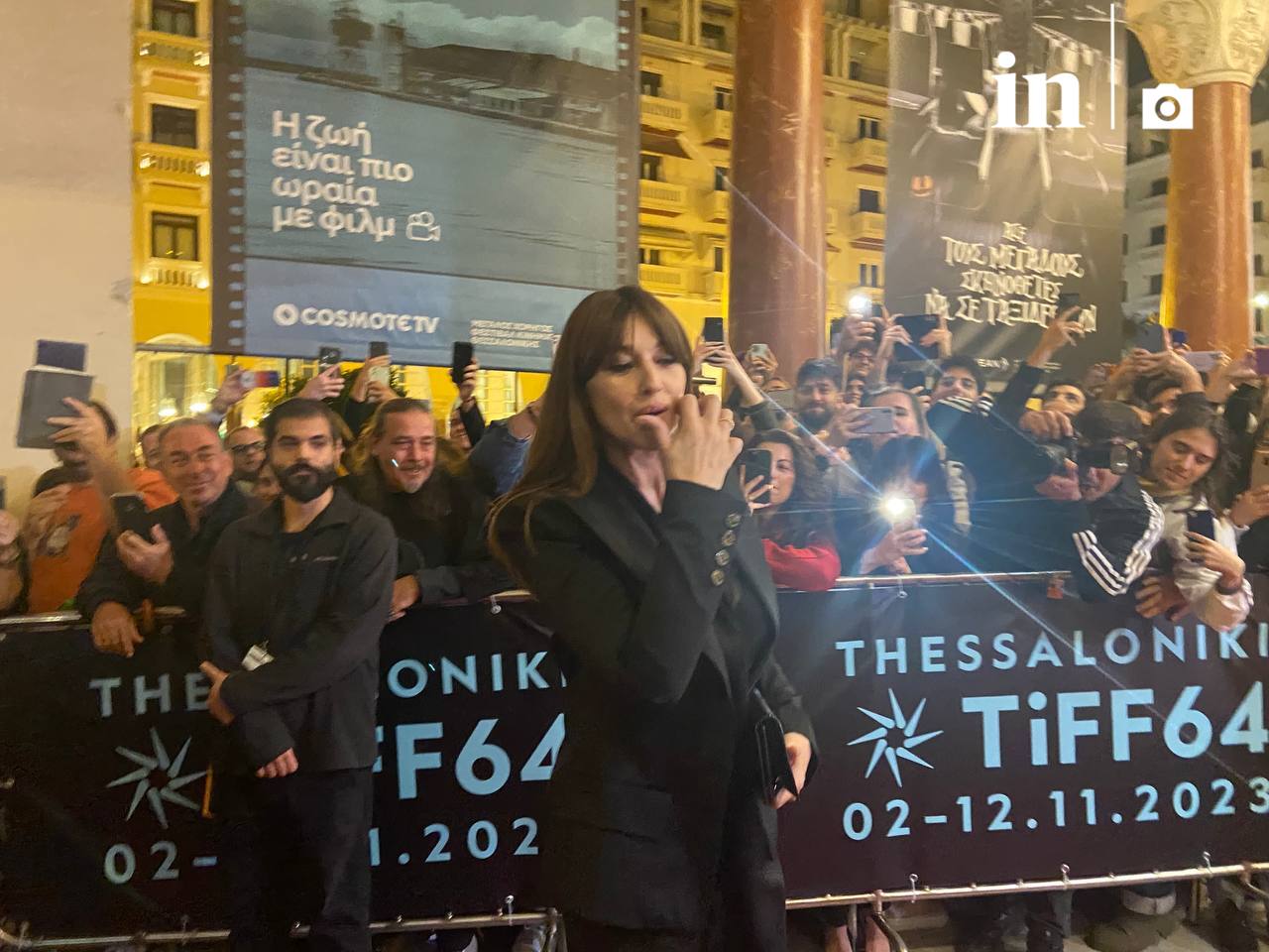 Χαμός στο Φεστιβάλ Θεσσαλονίκης για τη Μόνικα Μπελούτσι (ΦΩΤΟ) | Ant1 Live