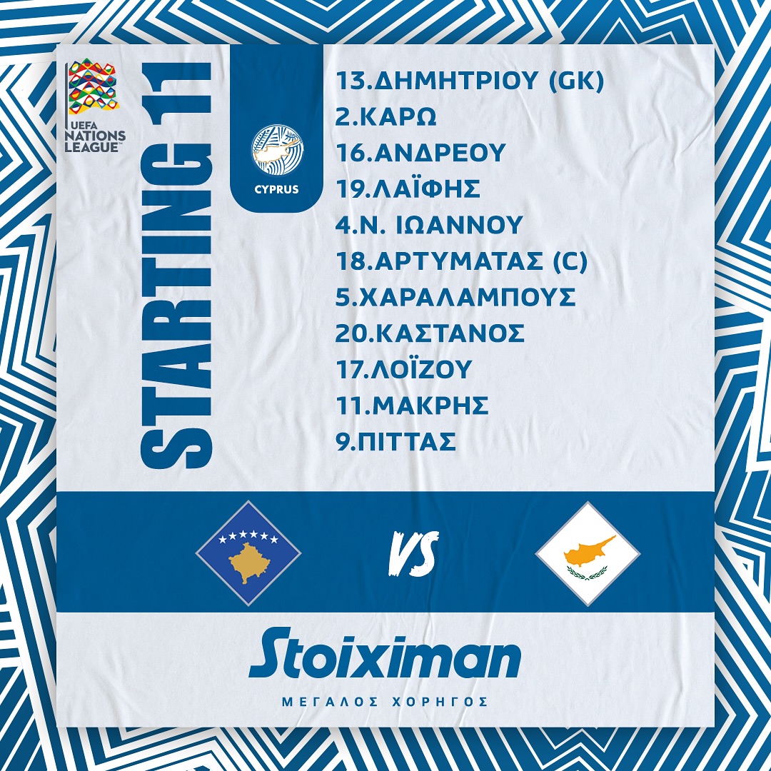 Κόσοβο-Κύπρος 3-0: Το πάλεψε η Εθνική μας αλλά γνώρισε την ήττα στην ...
