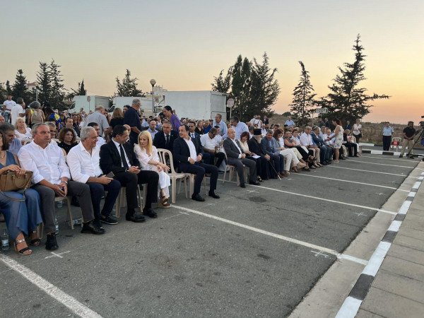 Εικόνες από την αντικατοχική εκδήλωση του Δήμου Αμμοχώστου - Με πανό ...