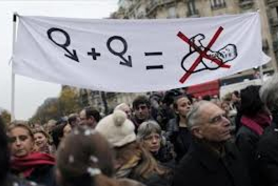 Μαζική διαδήλωση στο Παρίσι κατά των γάμων ομοφυλόφιλων | Ant1 Live
