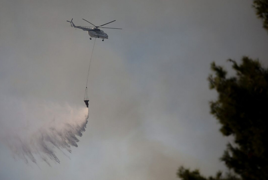 Αναζωπύρωση της πυρκαγιάς στην Ηλεία στην περιοχή της Βάλμης | Ant1 Live