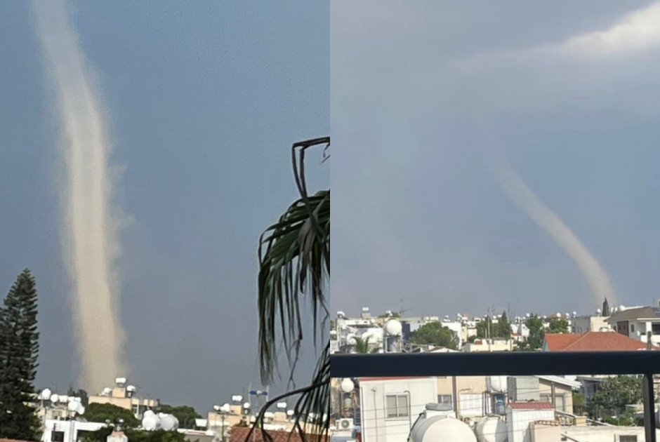 Ανεμοστρόβιλος έκανε την εμφάνιση του στην πρωτεύουσα (ΒΙΝΤΕΟ&ΦΩΤΟΣ ...