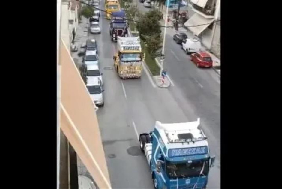 Βόλος: Γάμος με κομβόι από νταλίκες και κόρνες (ΒΙΝΤΕΟ) | Ant1 Live