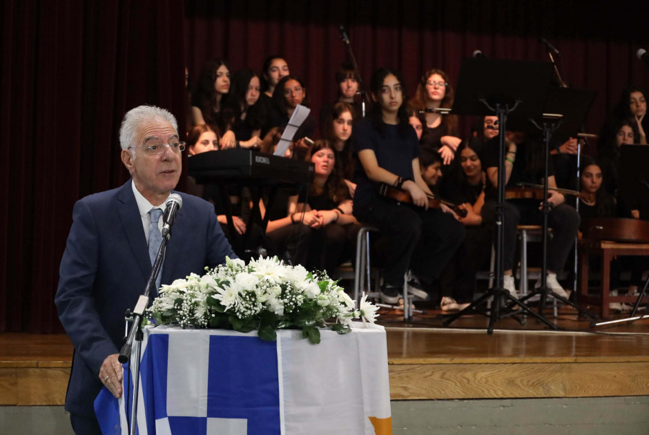 Το μεγάλο ΟΧΙ των Ελλήνων τίμησαν οι μαθητές των σχολείων στην Κύπρο ...