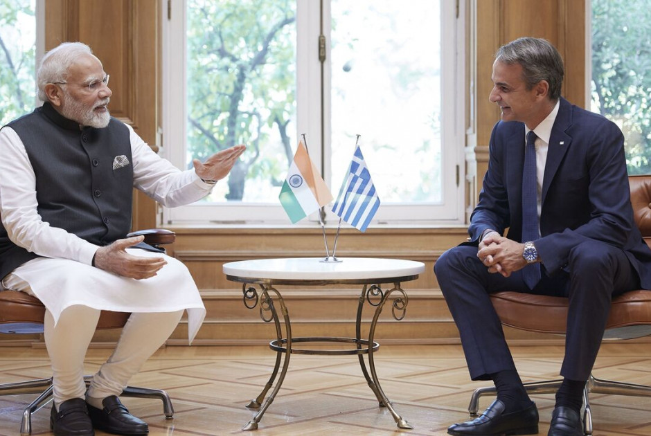 Μητσοτάκης σε Μόντι: Στόχος ο διπλασιασμός του διμερούς εμπορίου με την ...