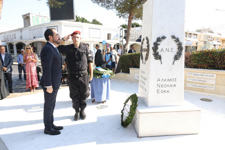 ΠτΔ: Οι θυσίες των Αγωνιστών της ΕΟΚΑ οδήγησαν σε ό,τι πολυτιμότερο ...