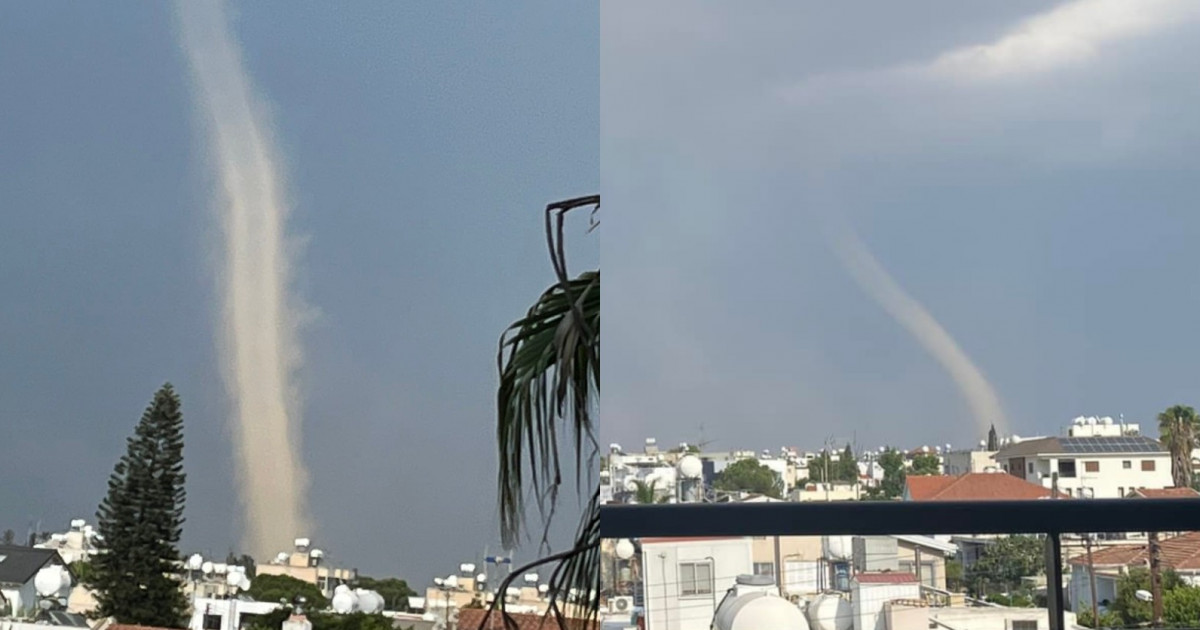 Ανεμοστρόβιλος έκανε την εμφάνιση του στην πρωτεύουσα (ΒΙΝΤΕΟ&ΦΩΤΟΣ ...