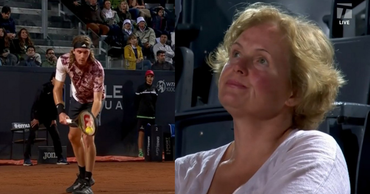 Έξαλλος ο Στέφανος Τσιτσιπάς με την μητέρα του, την έδιωξε από το γήπεδο: "μ@@@μενη είσαι ...