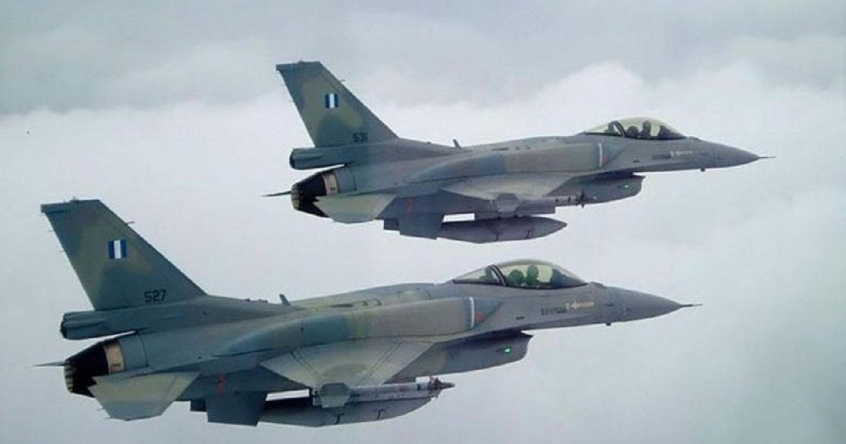 Πτώση F-16 στα ανοιχτά της Χαλκιδικής - Εντοπίστηκε σώος ο πιλότος ...