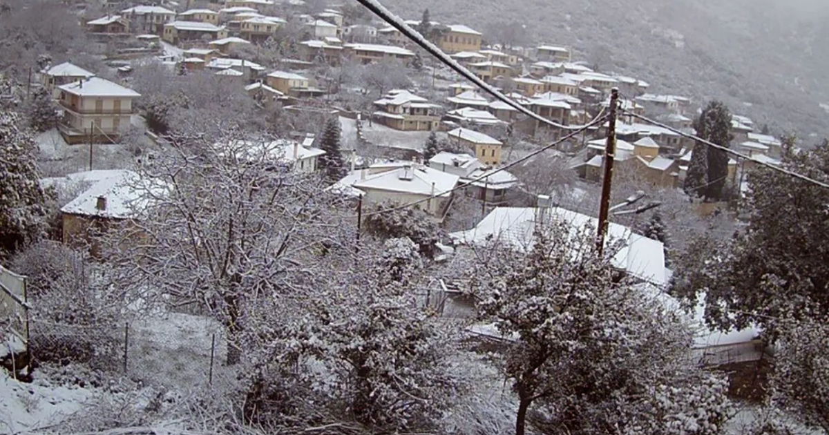 Η κακοκαιρία Bora έντυσε στα λευκά τη Φλώρινα (ΦΩΤΟΣ) | Ant1 Live